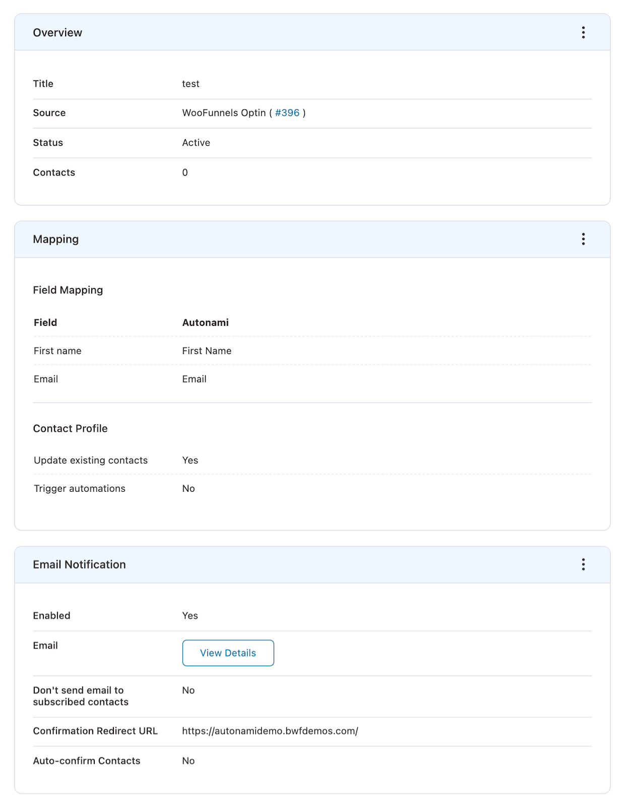 Enable Double Optin - FunnelKit