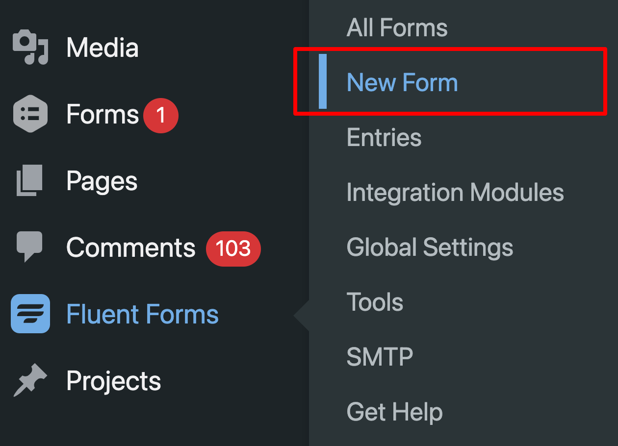 Fluent Forms - FunnelKit Automations
