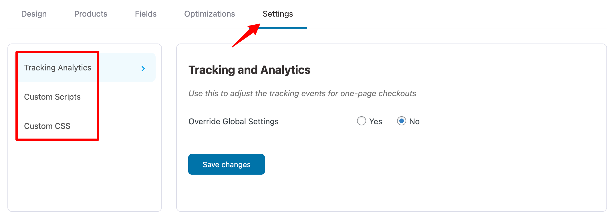 Settings - FunnelKit