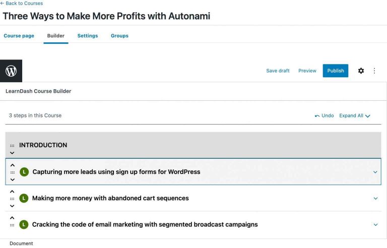 LearnDash Tutorial: How to Create a Free Course Funnel and Get Leads