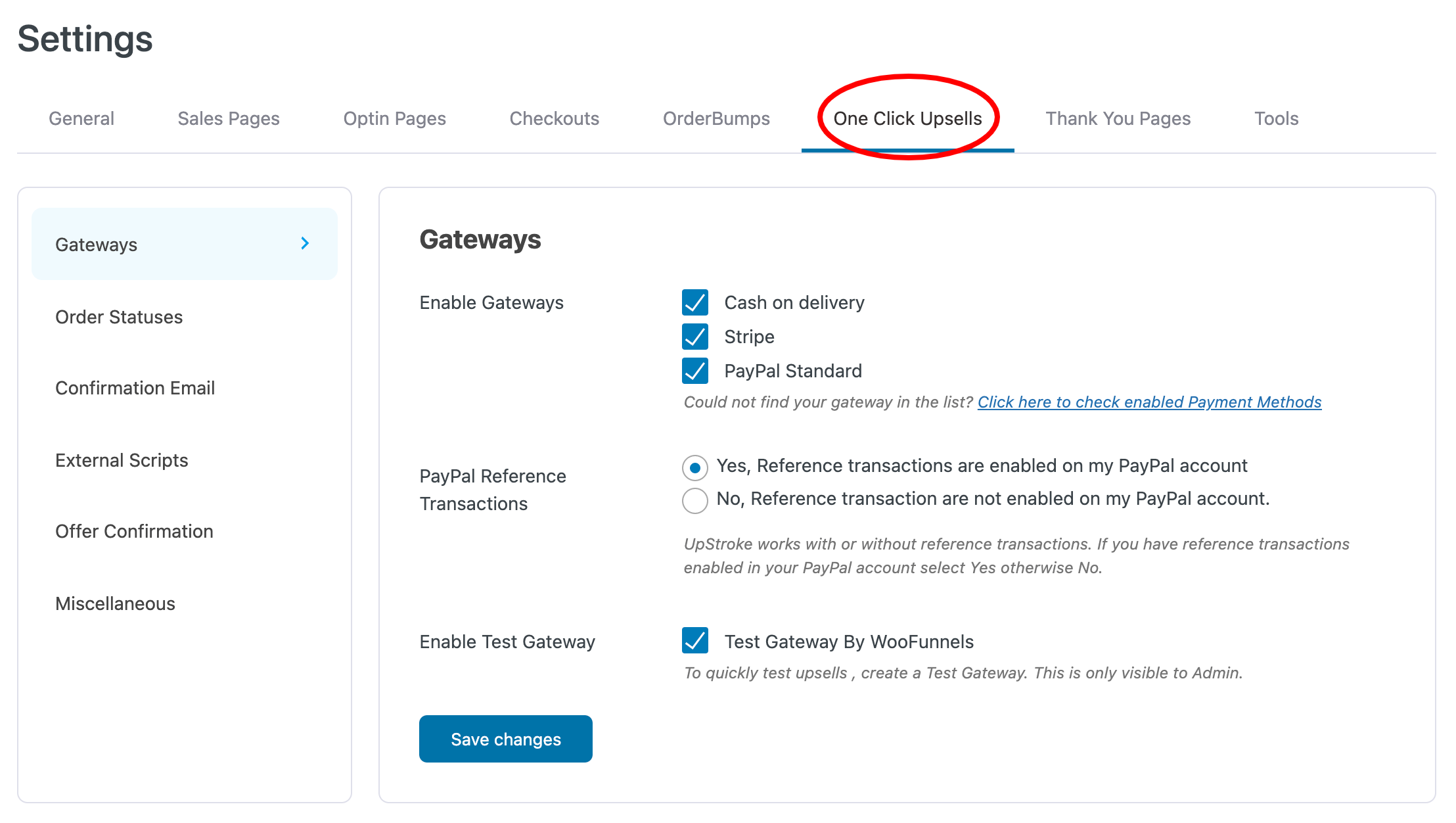 Global Settings (Page-Specific) - FunnelKit