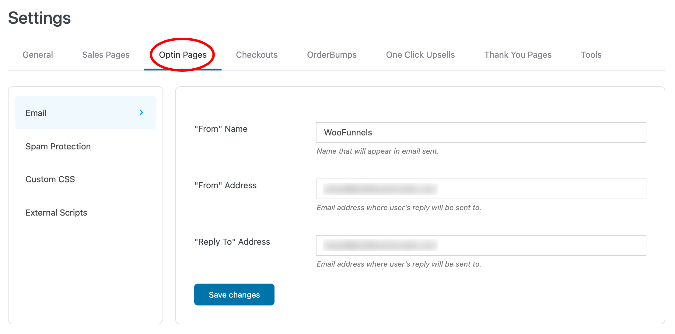 Global Settings (Page-Specific) - FunnelKit