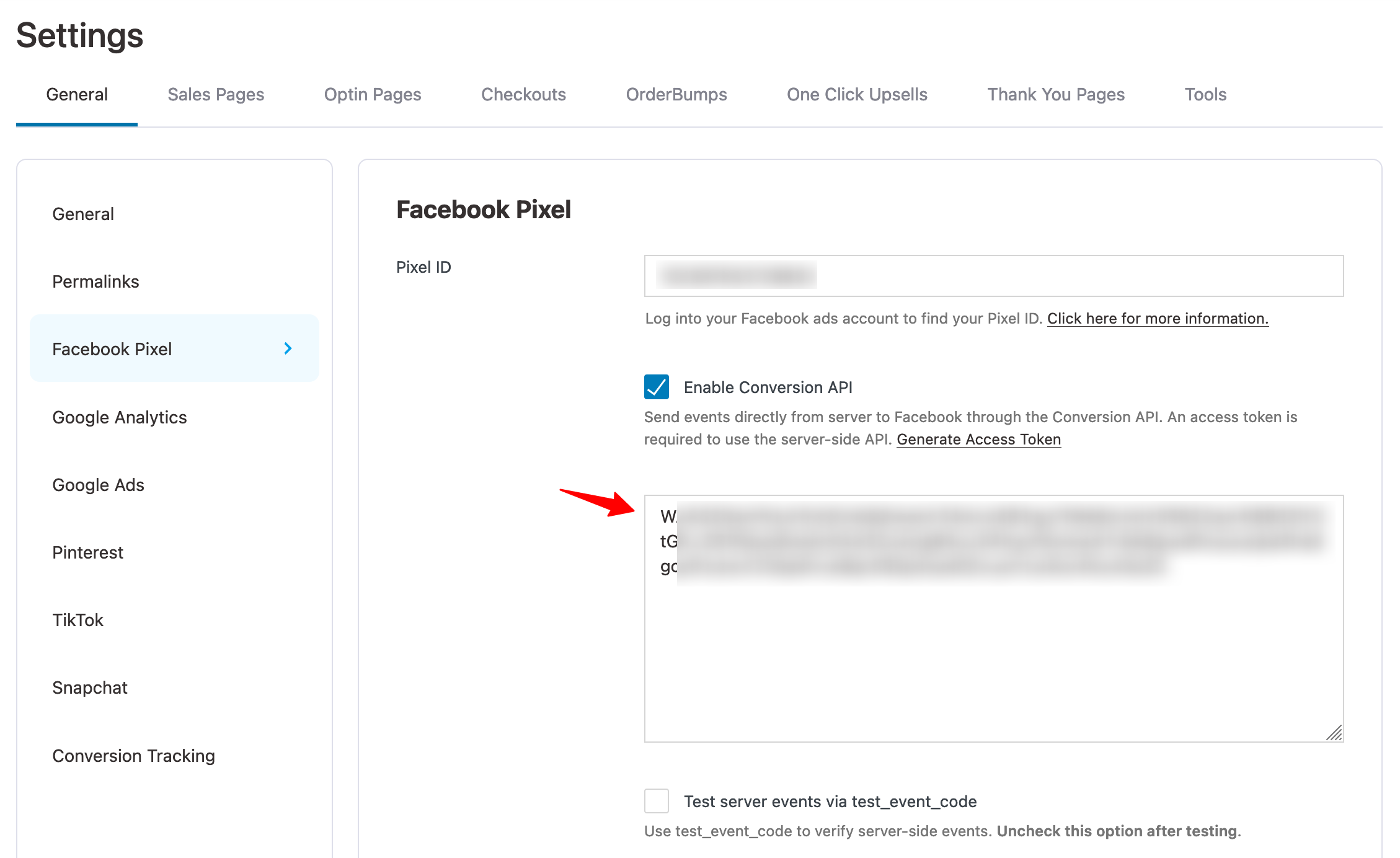 Configure Facebook Conversion API Events - FunnelKit