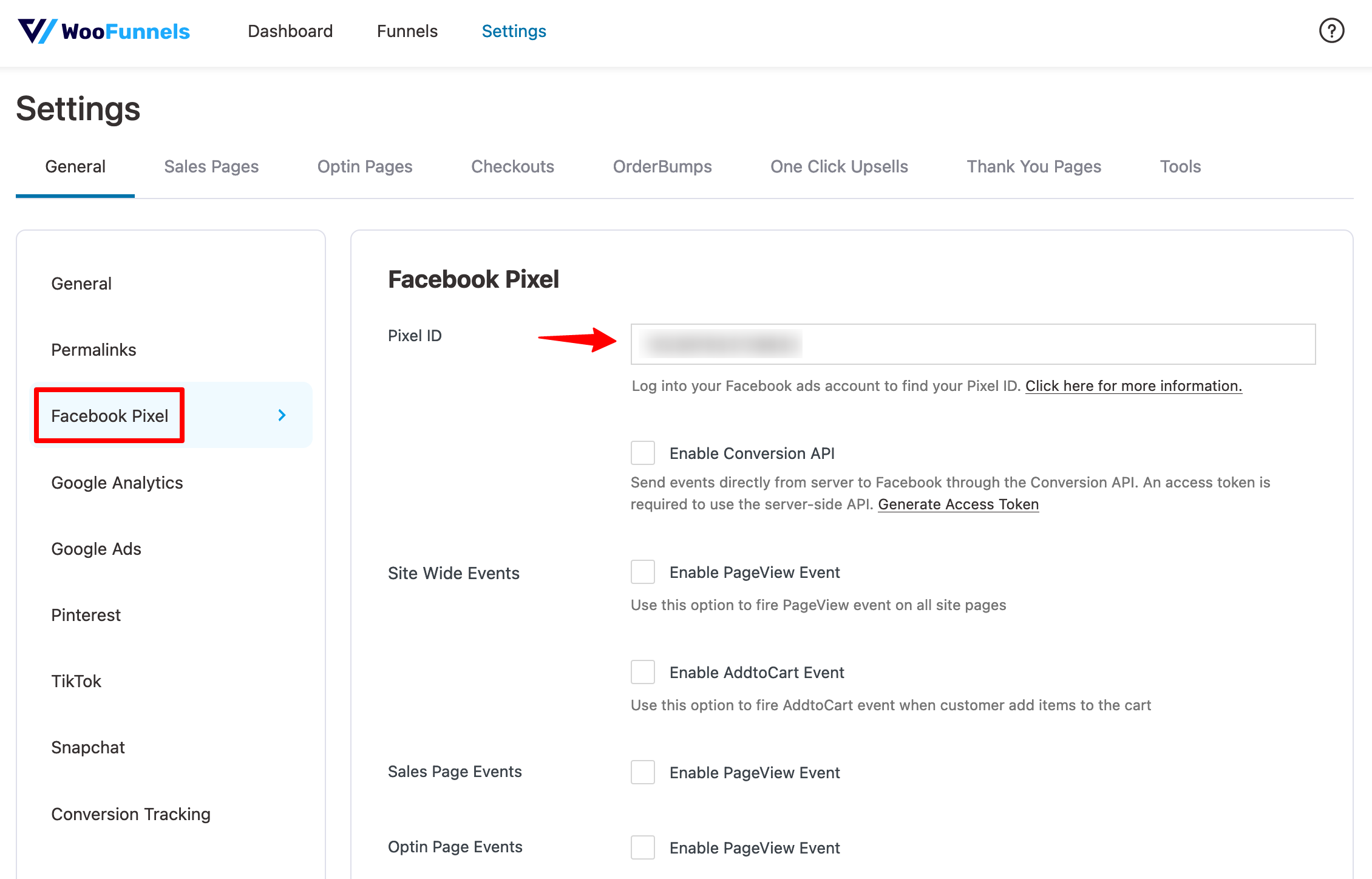 Configure Facebook Conversion API Events - FunnelKit