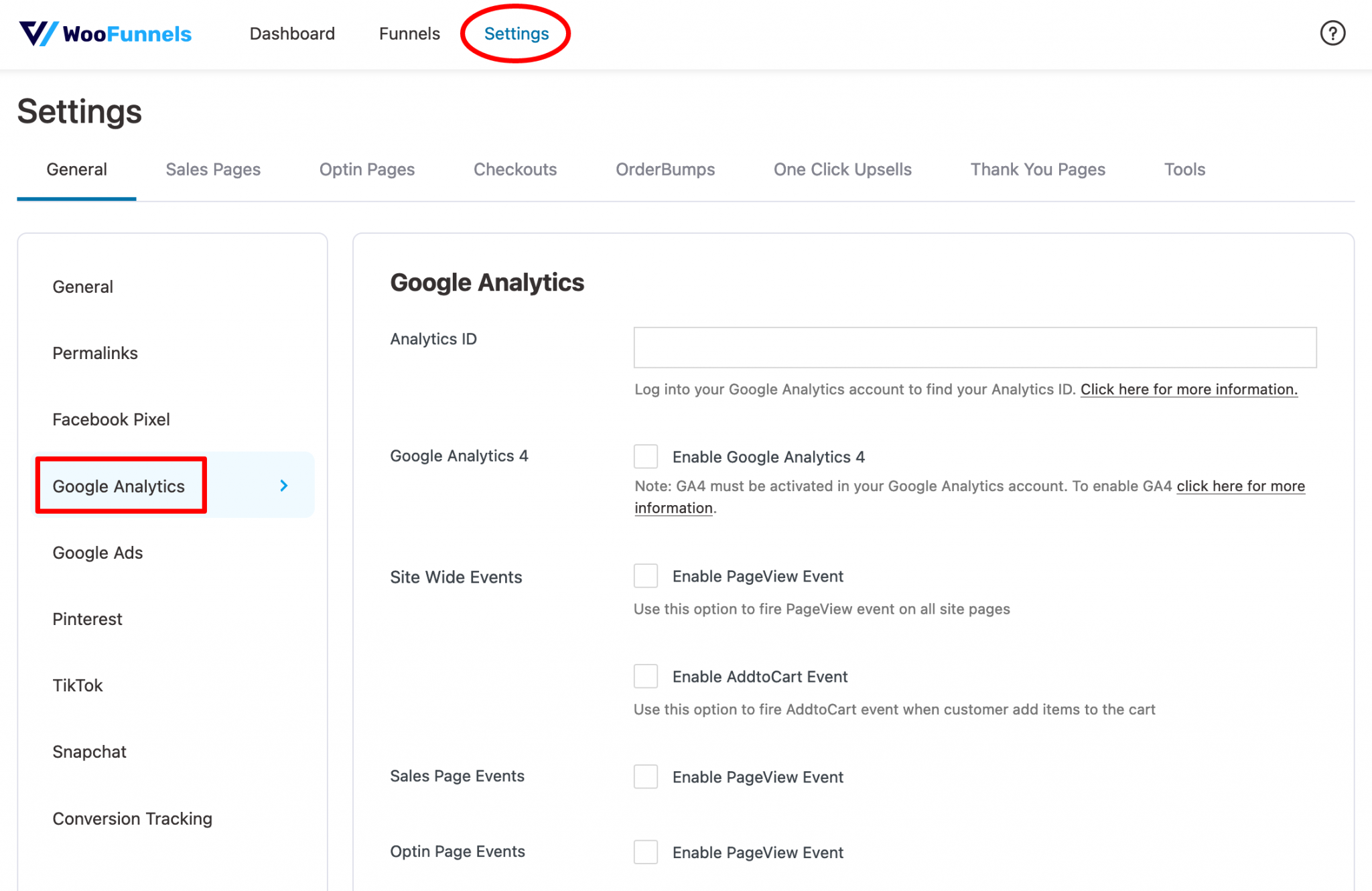 Set Up Google Analytics 4 Property - FunnelKit