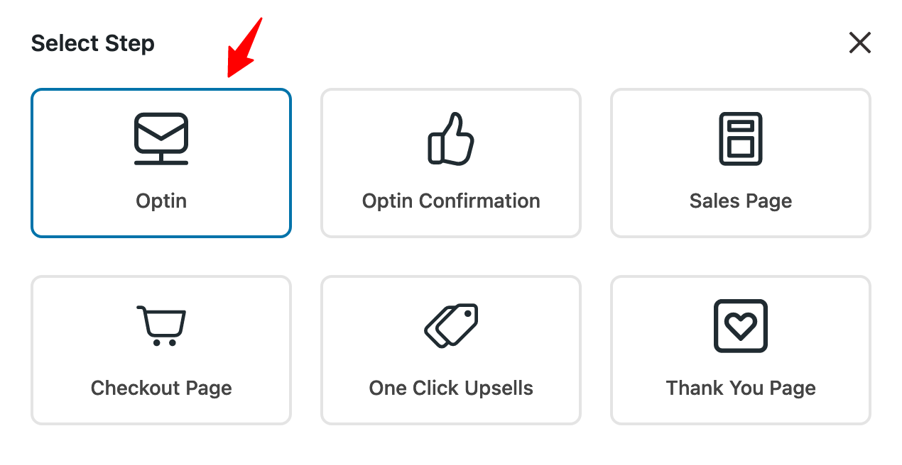 How to Add the Opt-in Page Step? - FunnelKit