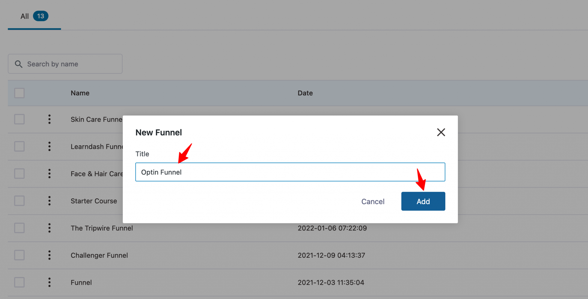 How to Add the Opt-in Page Step? - FunnelKit