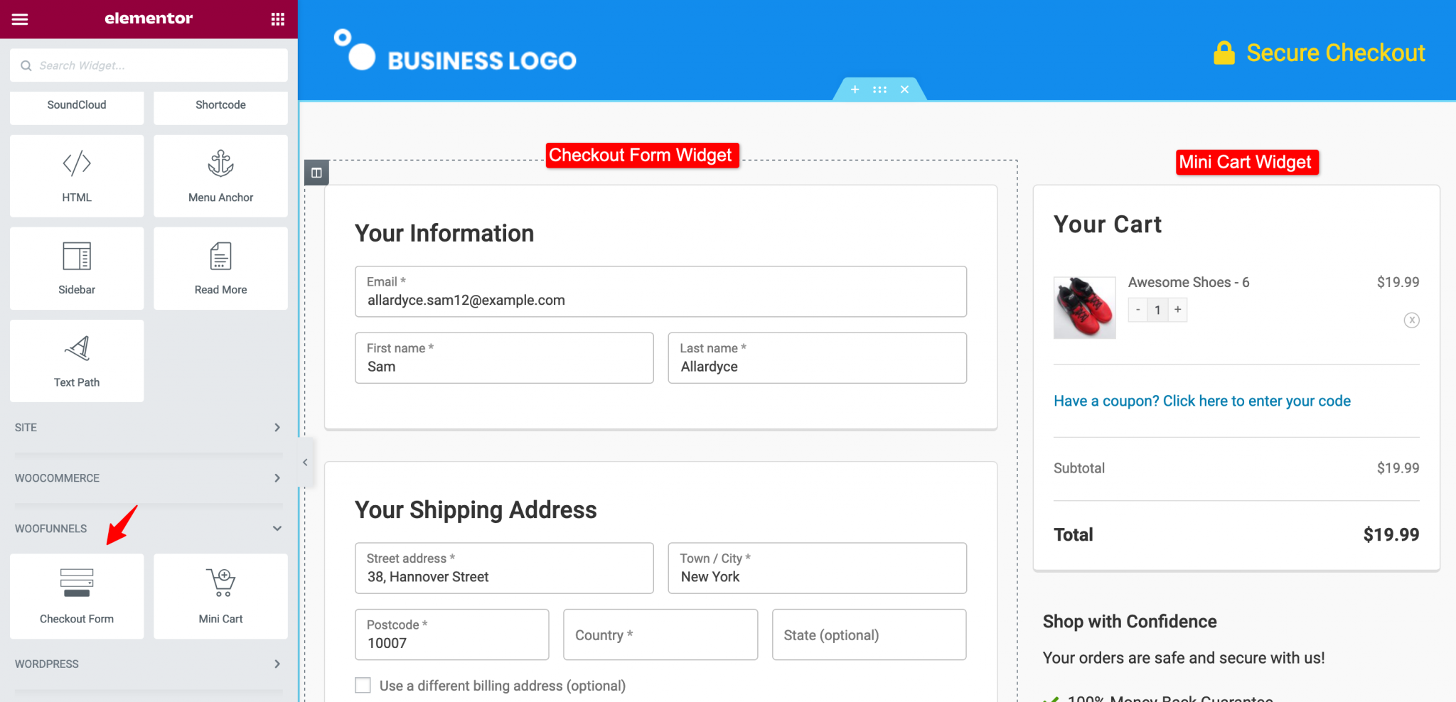 Elementor - FunnelKit