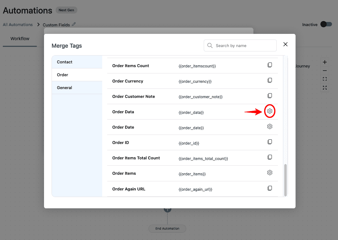 Save the Funnel Checkout Data to Custom Fields in FunnelKit Automations - FunnelKit Automations
