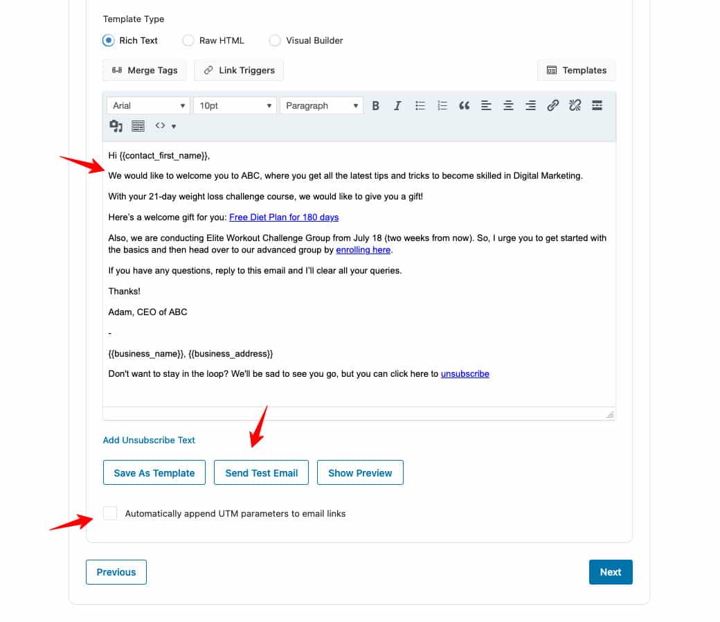 Email Broadcast - FunnelKit
