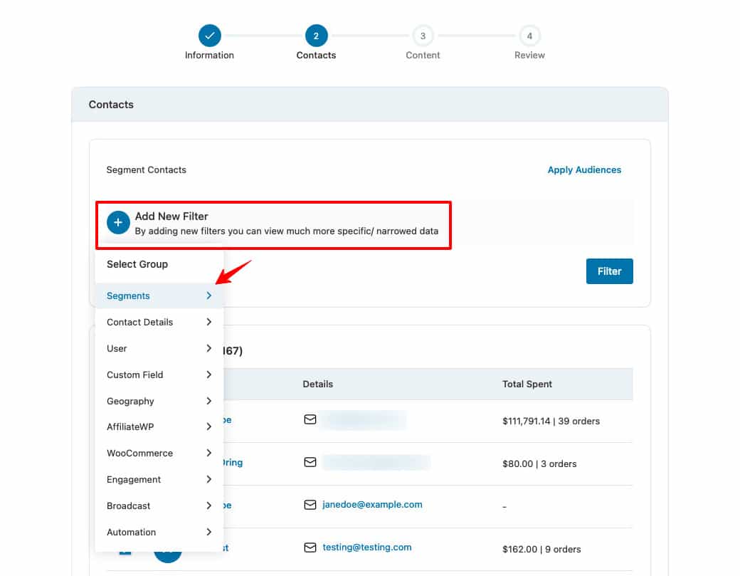 Email Broadcast - FunnelKit