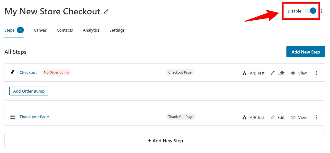 Creating a Store Checkout (Global Checkout Funnel) - FunnelKit