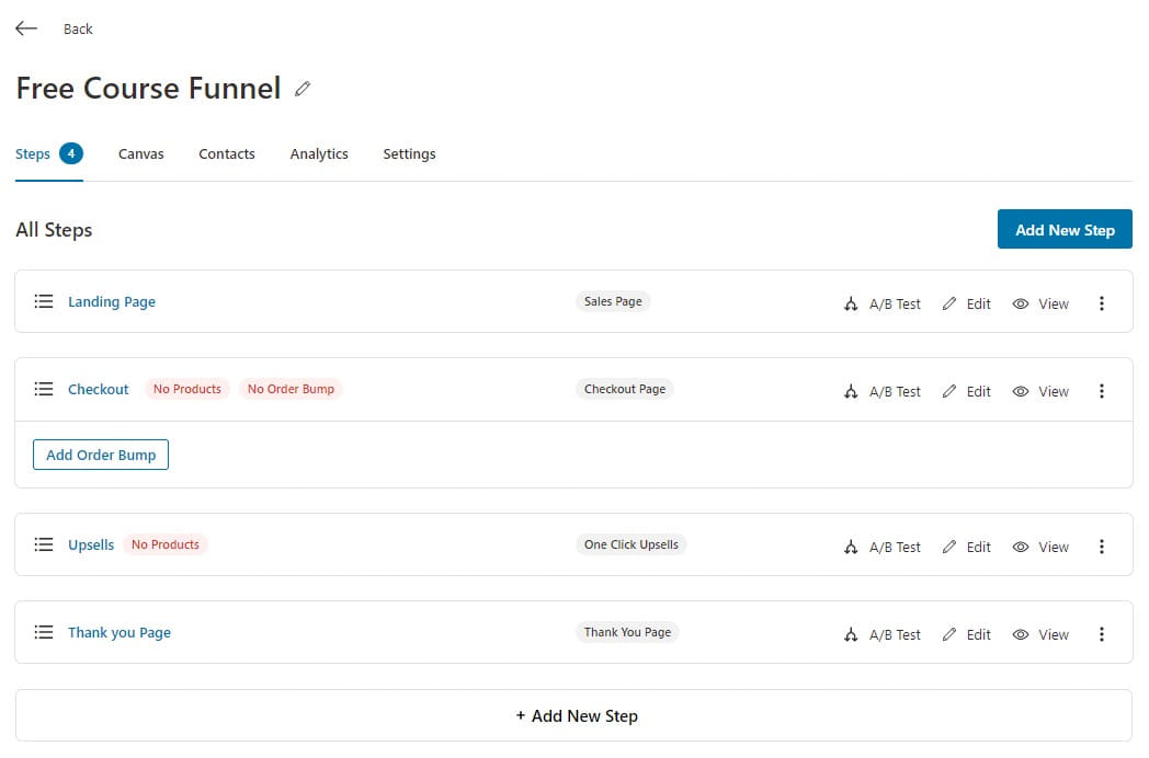 Overview of the Funnel Builder - FunnelKit