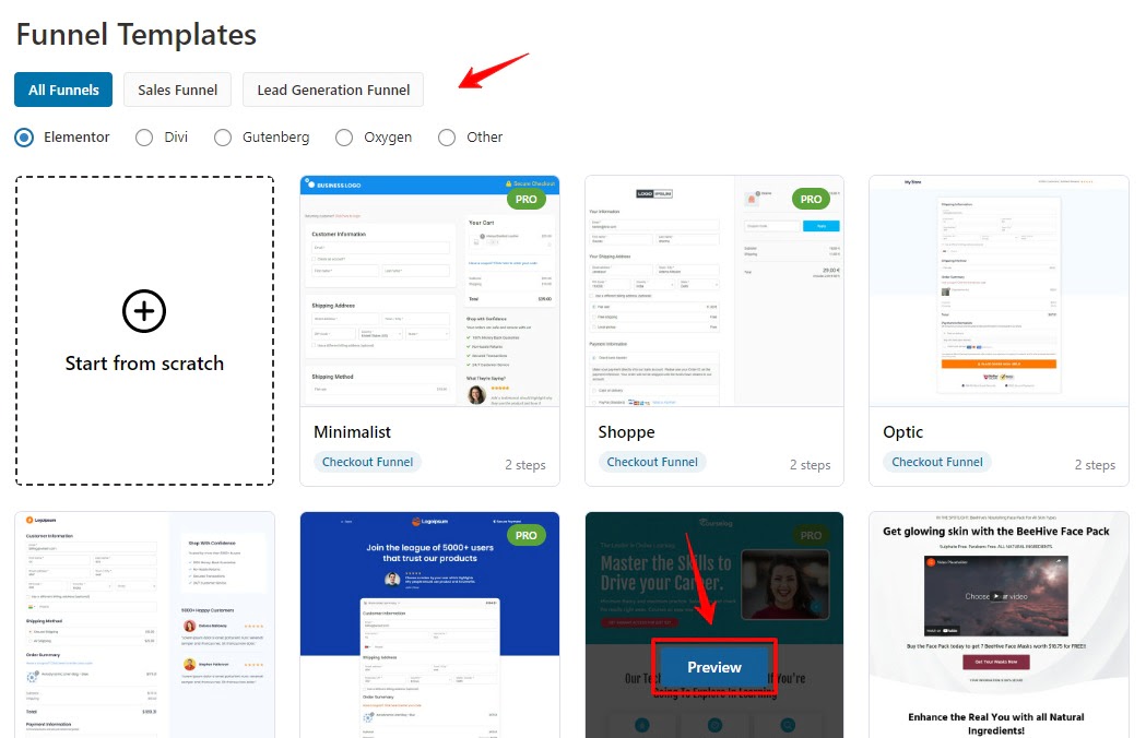 Overview of the Funnel Builder - FunnelKit
