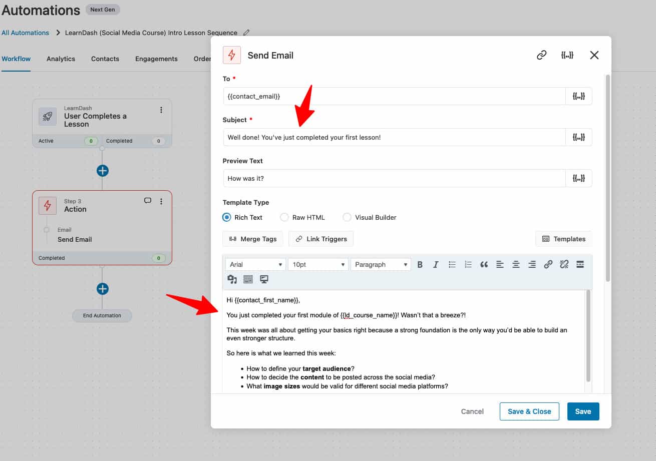 LearnDash Notifications: Automate Student Engagement Emails