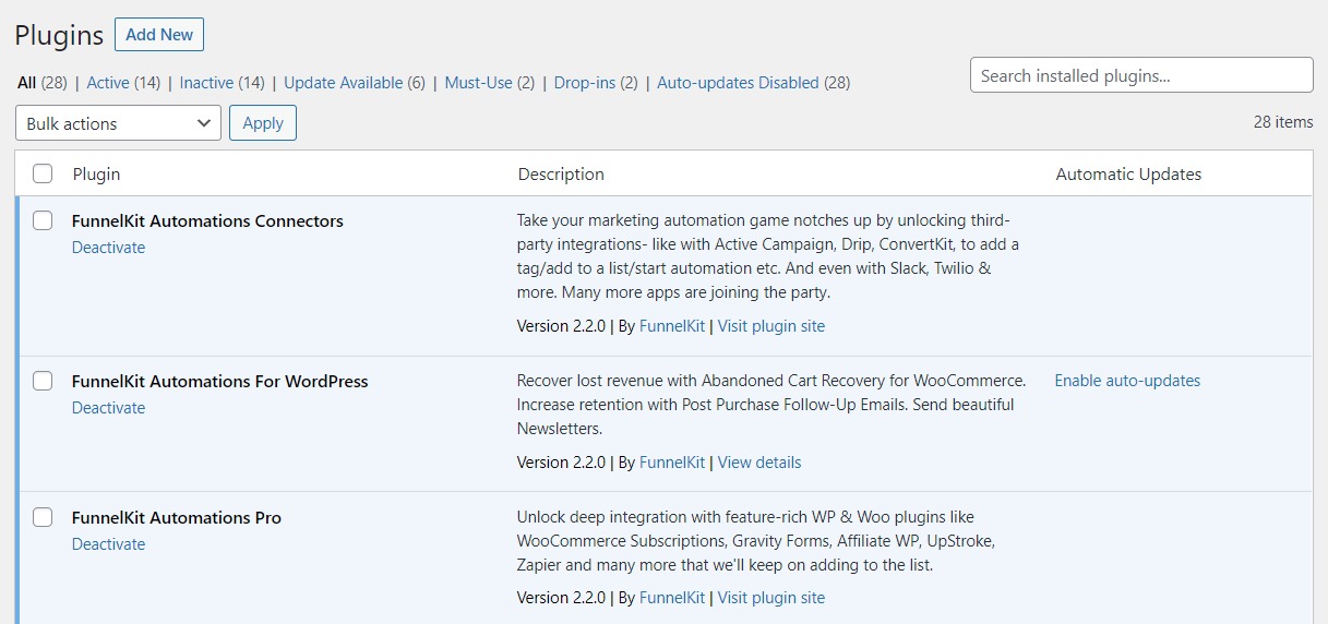 Installation - FunnelKit Automations