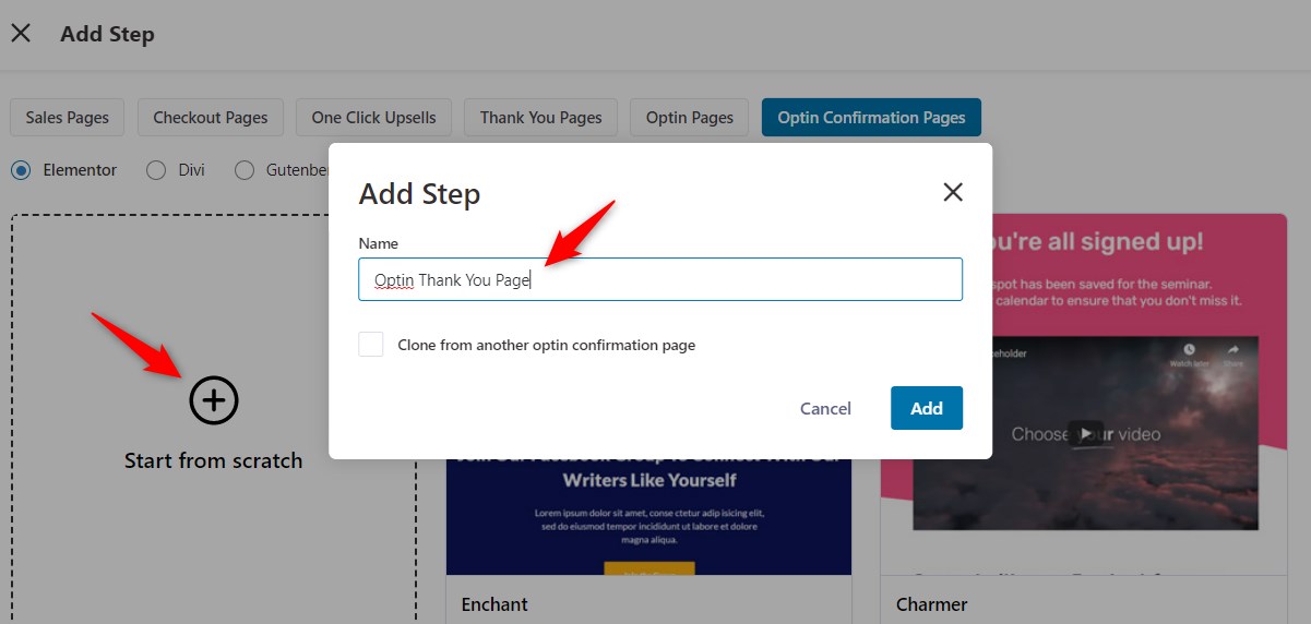 Adding Custom Template - FunnelKit