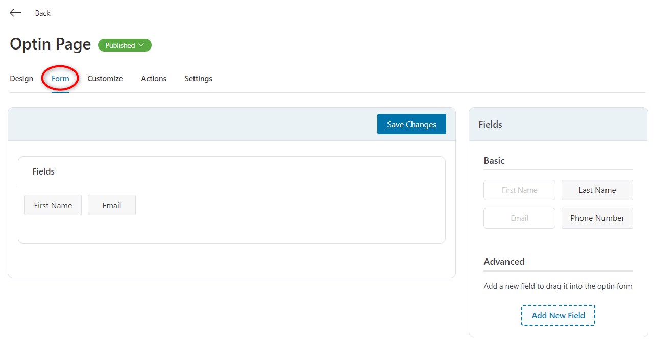 Customizing Form Fields - FunnelKit