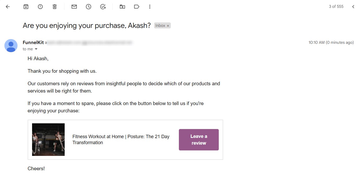 Set up Review Reminder Automation in FunnelKit Automations - FunnelKit