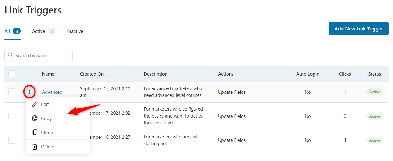 Getting Started with Link Triggers - FunnelKit Automations