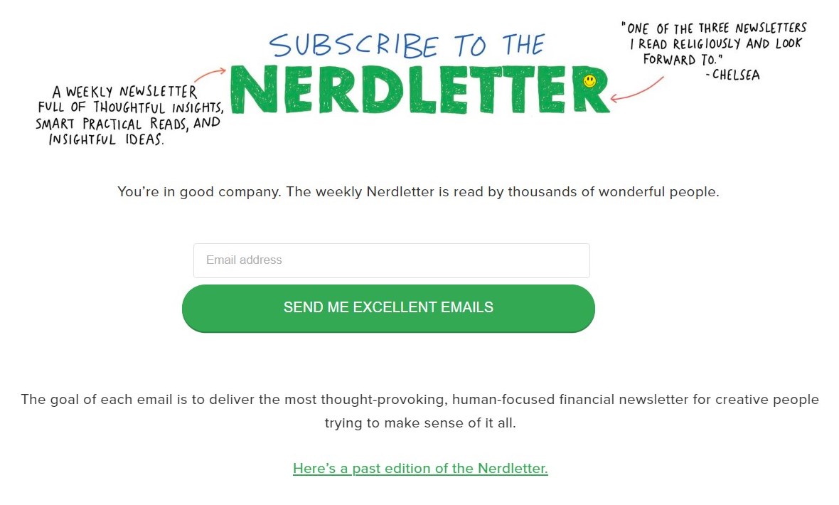 How to Create a Punchy Newsletter Landing Page that Converts