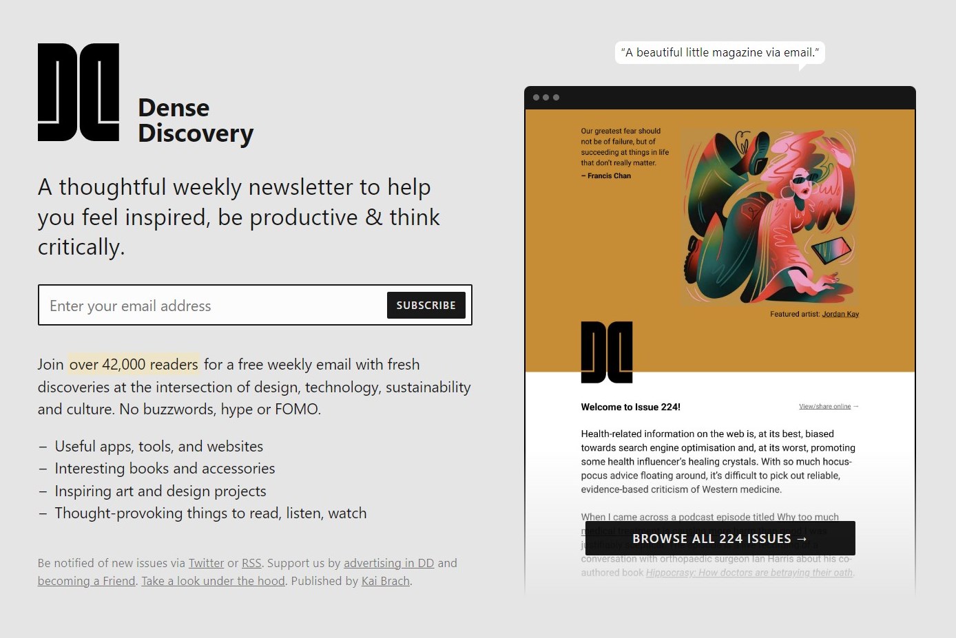 How to Create a Punchy Newsletter Landing Page that Converts