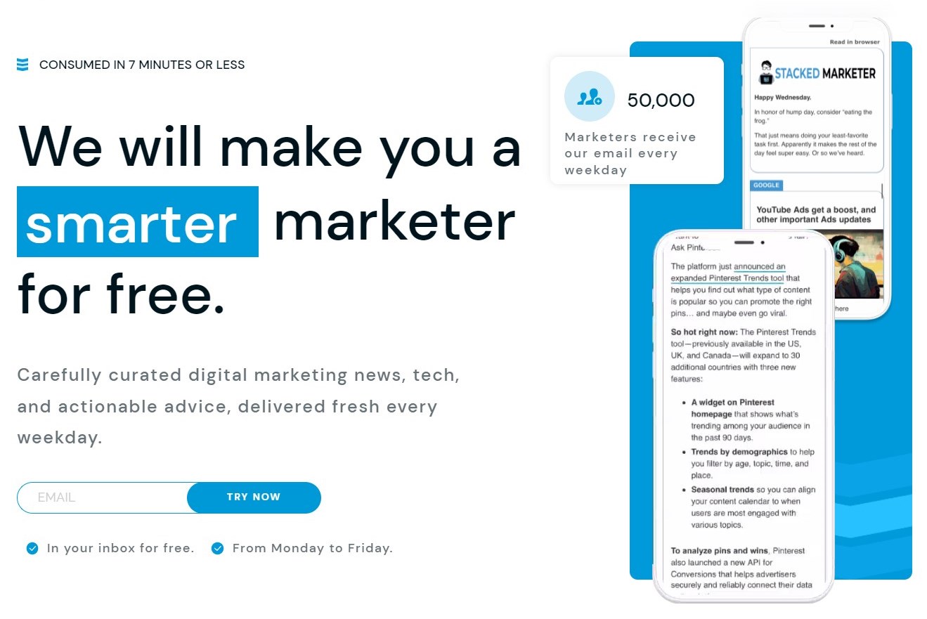 How to Create a Punchy Newsletter Landing Page that Converts