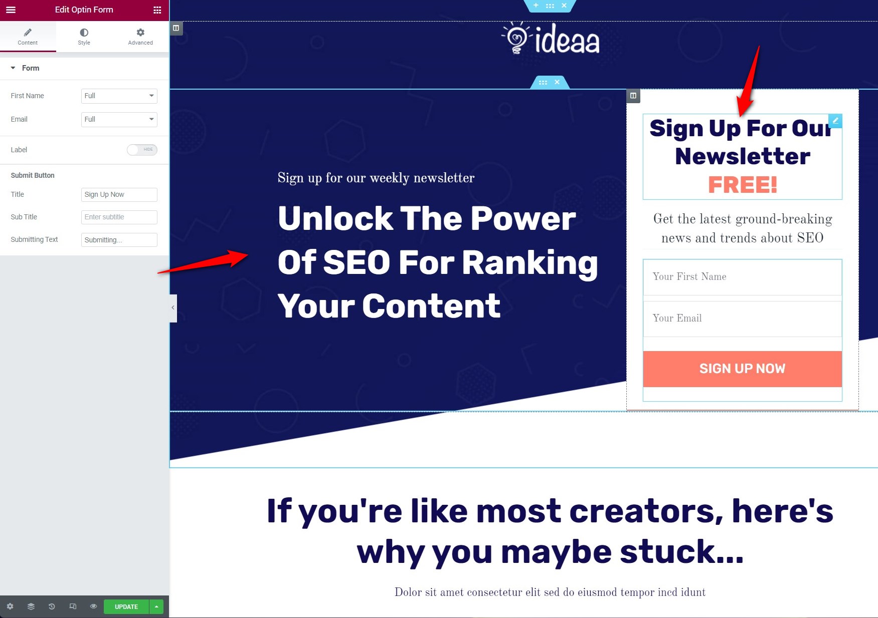 How to Create a Punchy Newsletter Landing Page that Converts