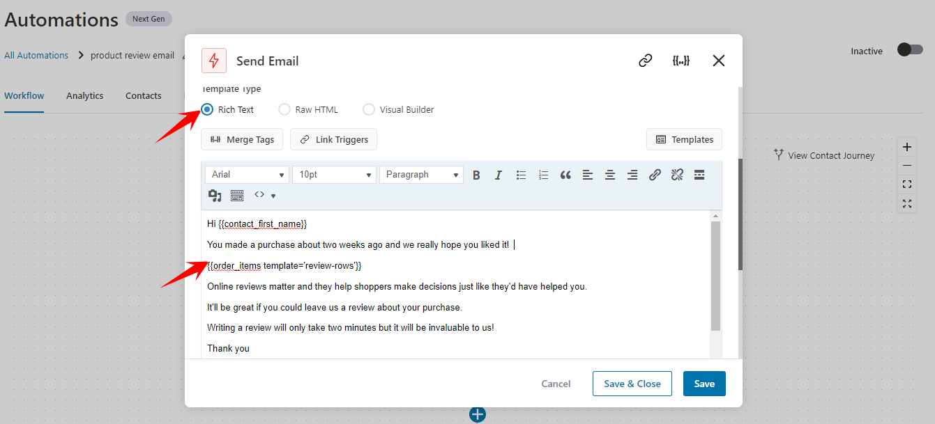 How to Send WooCommerce Product Review Email with Examples