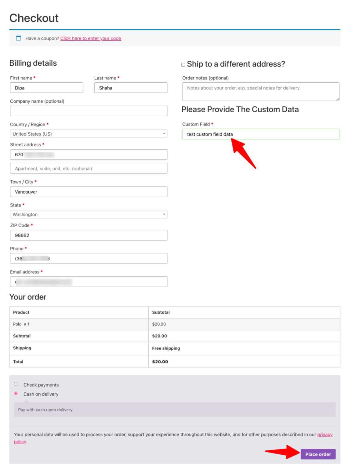 How To Add A Custom Field To Woocommerce Checkout Page Funnelkit