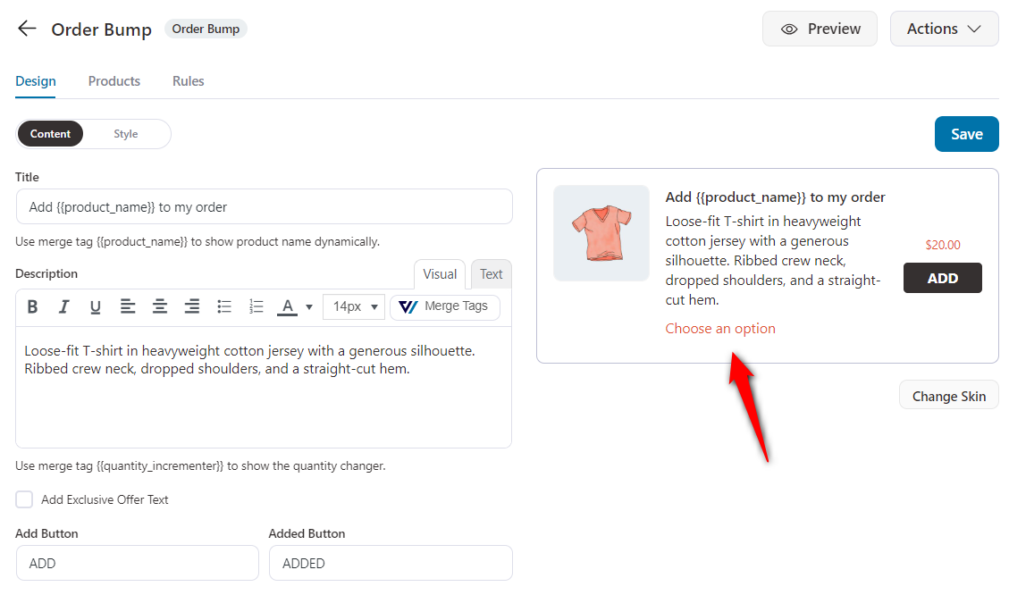 Set Up Variable Products in Order Bump - FunnelKit