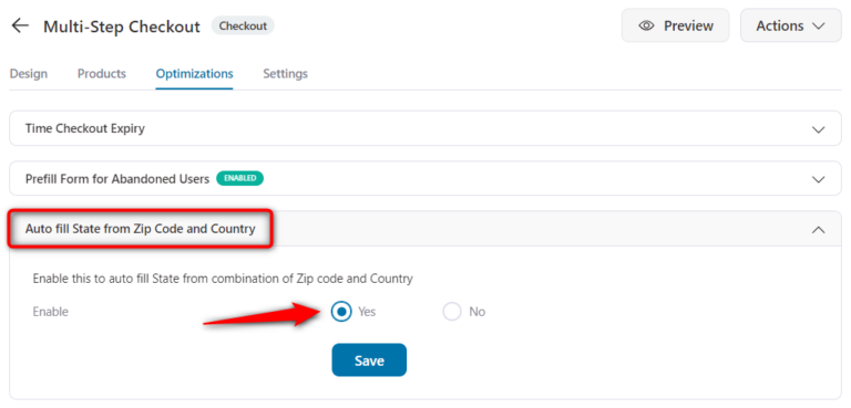 Autofill State from Zip Code and Country - FunnelKit