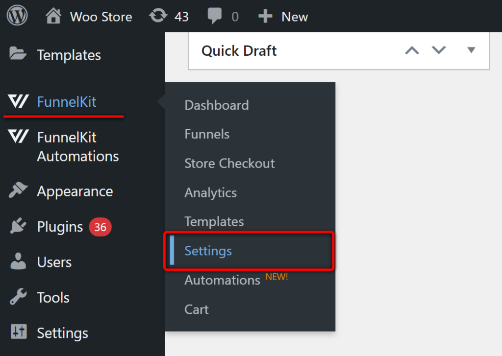 Global Settings (Page-Specific) - FunnelKit