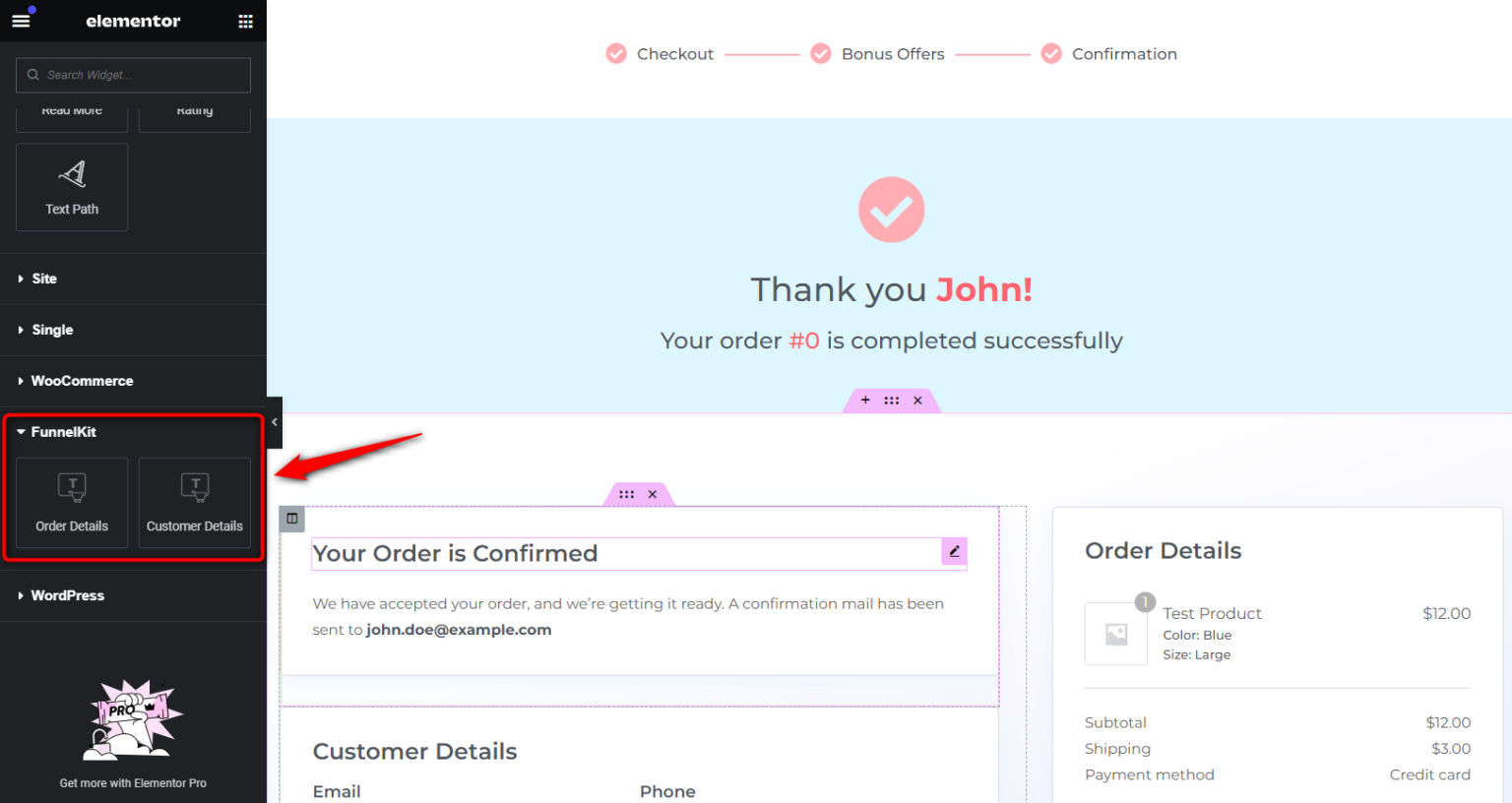 Customize a Thank You Page - FunnelKit