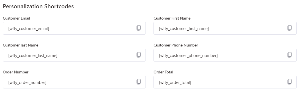 Personalization Shortcodes (Thank You Page) - FunnelKit