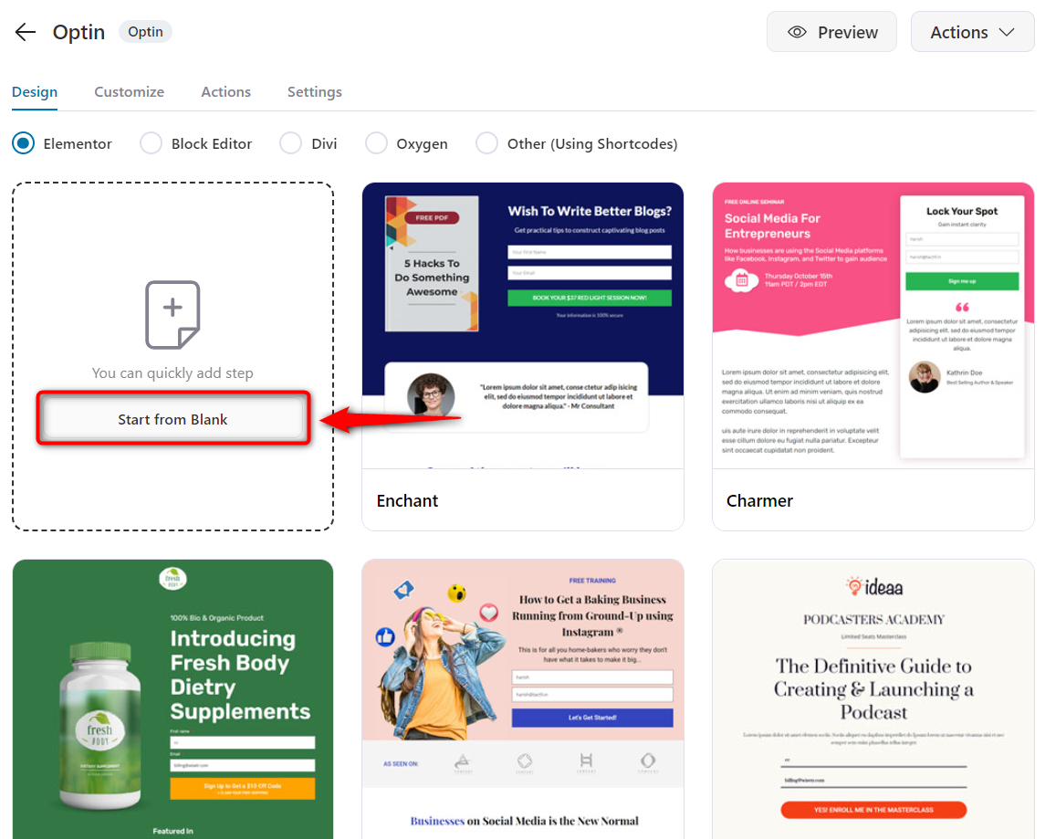 Adding Your Custom Template (Opt-in Page) - FunnelKit