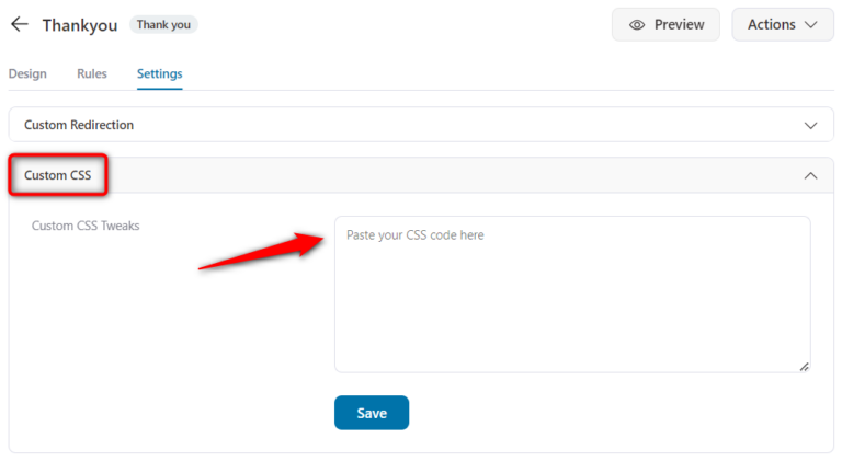 Thank You Page Settings - FunnelKit