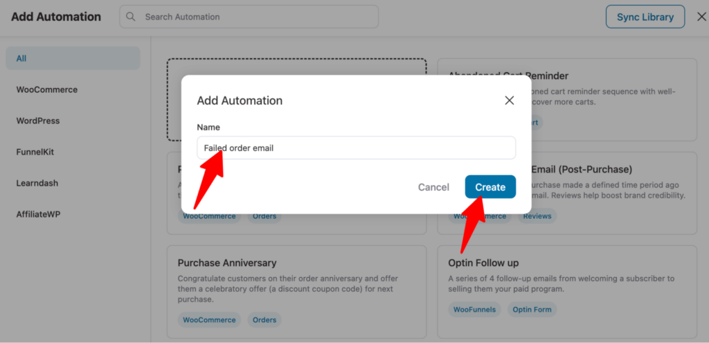 Send Custom WooCommerce Failed Order Emails to Customer
