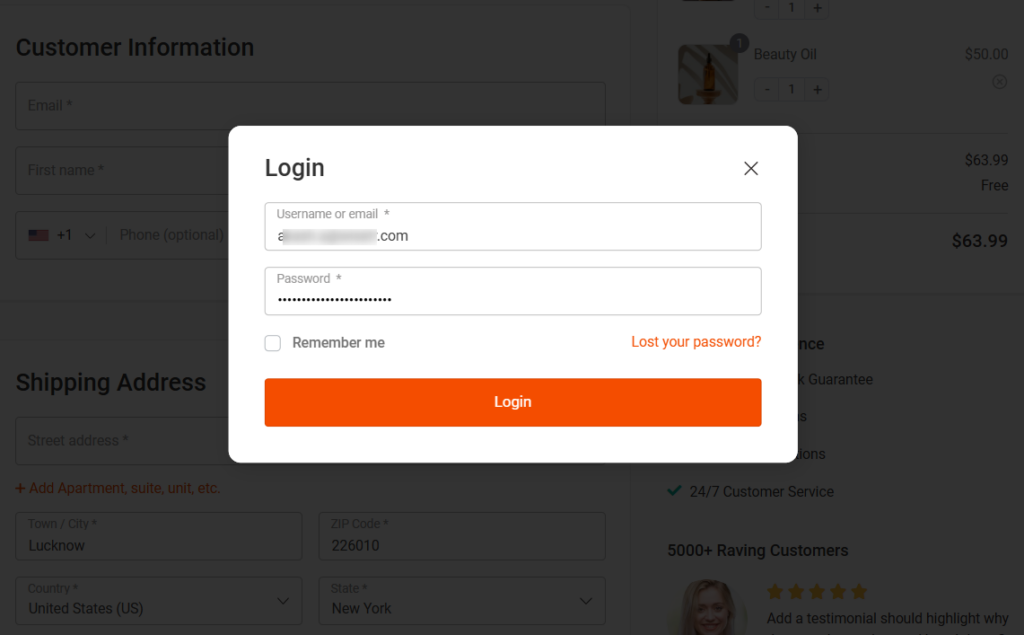 Smart Login - FunnelKit