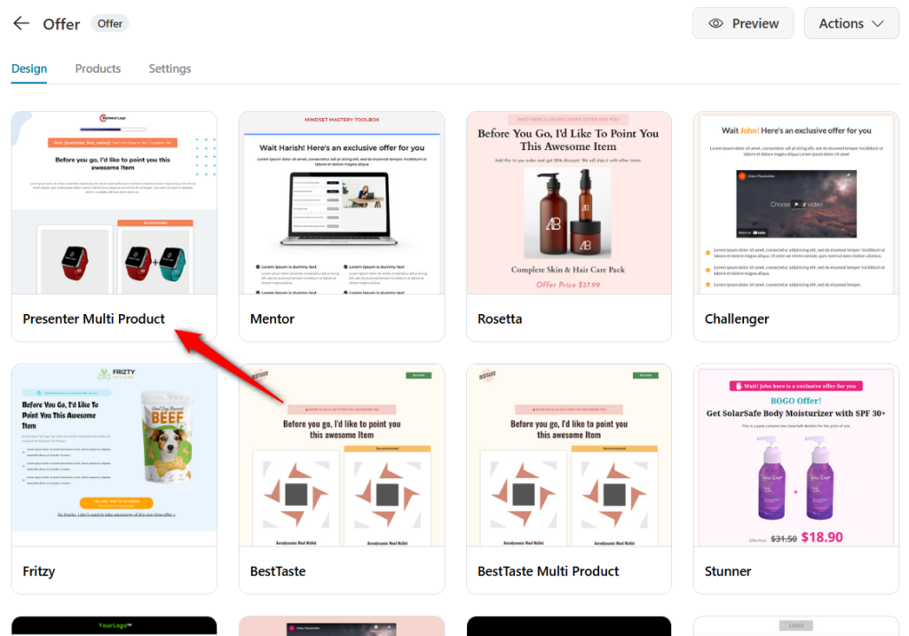 Display Multiple Products on a Single Upsell Page - FunnelKit