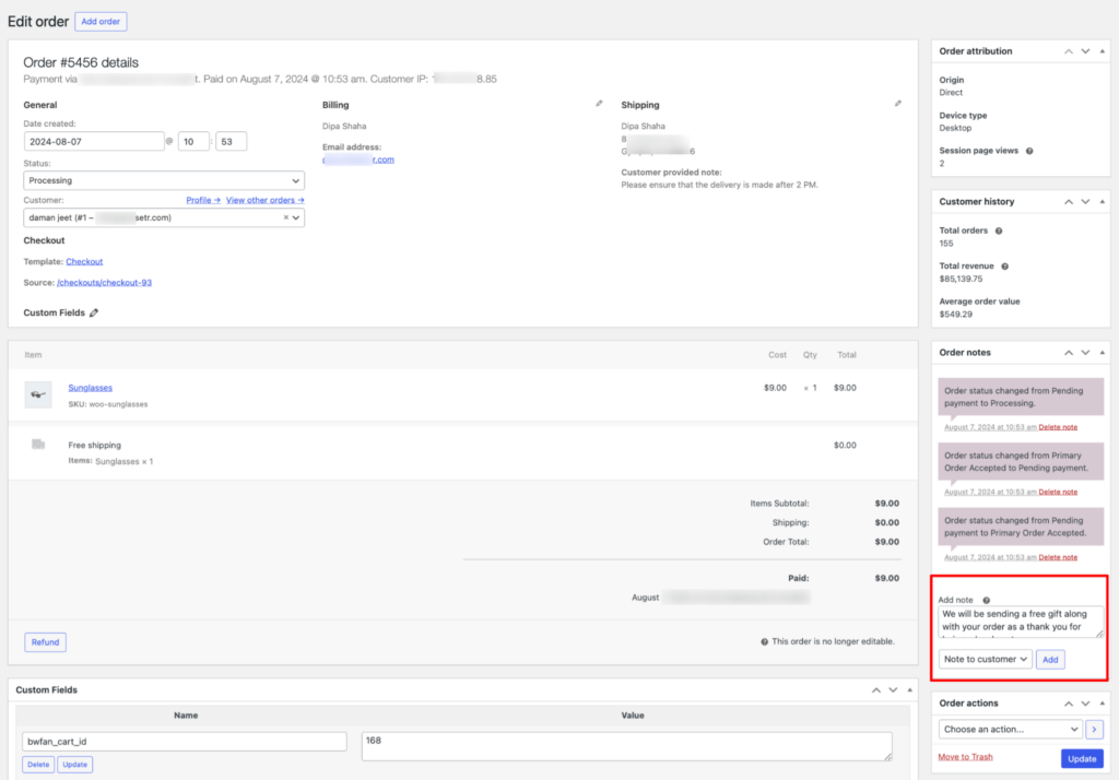 WooCommerce Order Notes: Everything You Need to Know