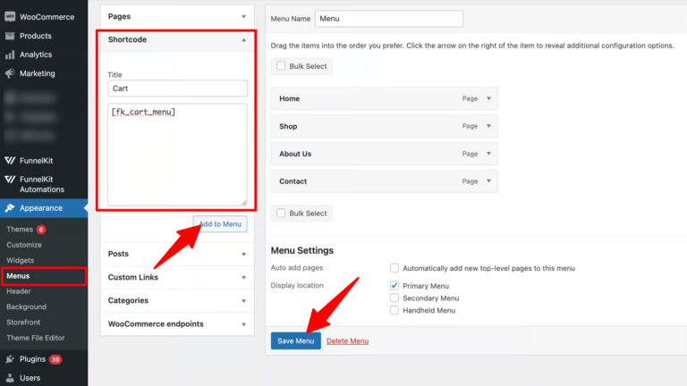 How To Add Woocommerce Cart Icon To Menu Bar In 4 Steps