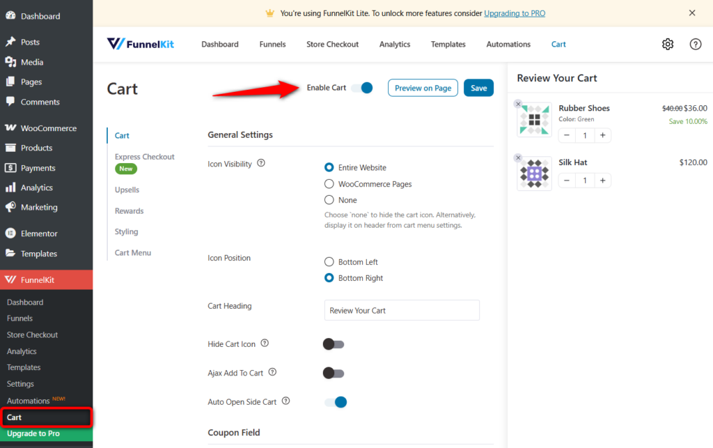 How To Create a WooCommerce Mini Cart (Step-by-Step)