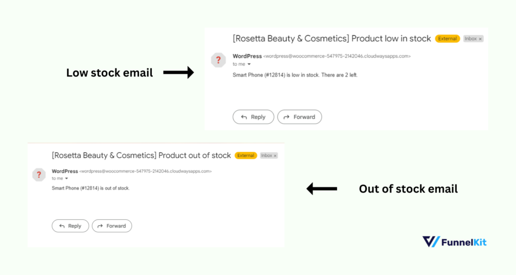 How to Send WooCommerce Low Stock Notification Emails