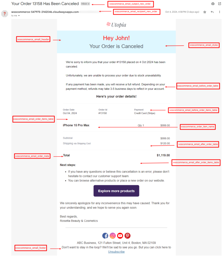 WooCommerce Email Hooks Guide to Follow - FunnelKit