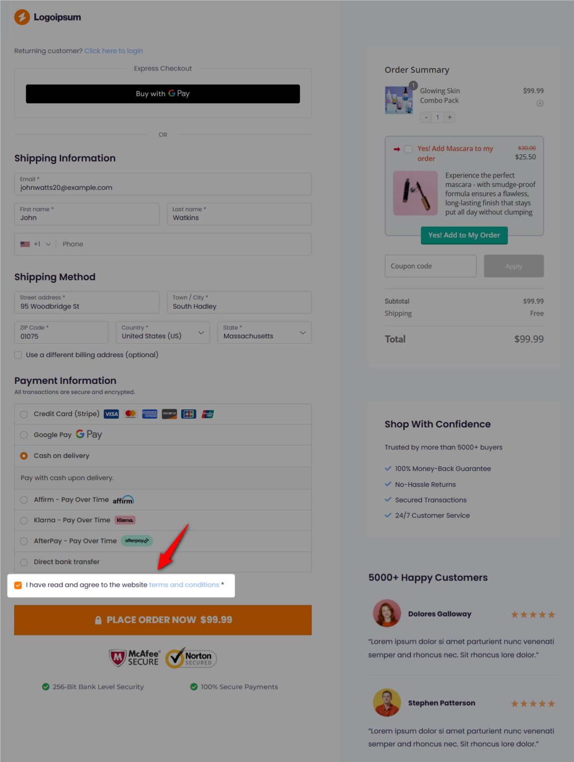 How to Add Terms and Conditions to WooCommerce Checkout