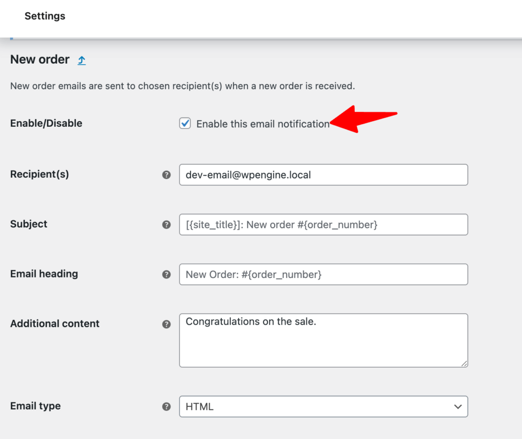How to Set Up WooCommerce Order Notification Emails