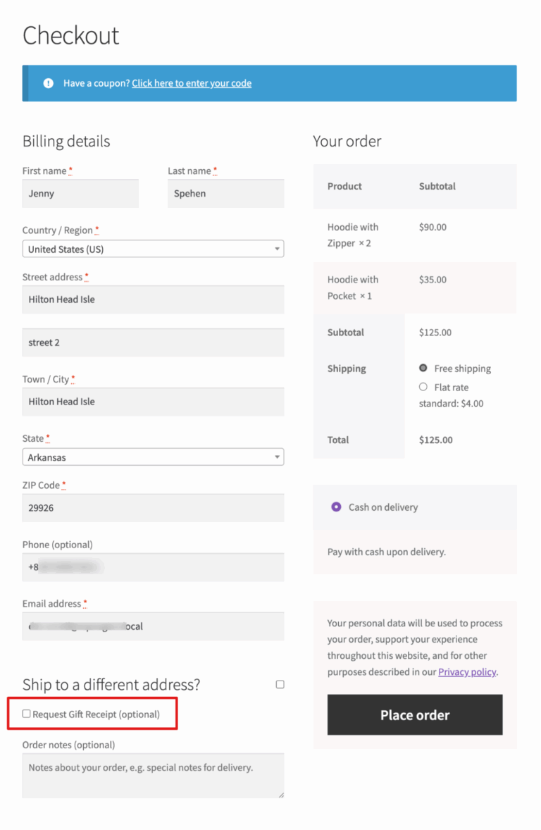 How to Add a Checkbox to WooCommerce Checkout : 2 Ways
